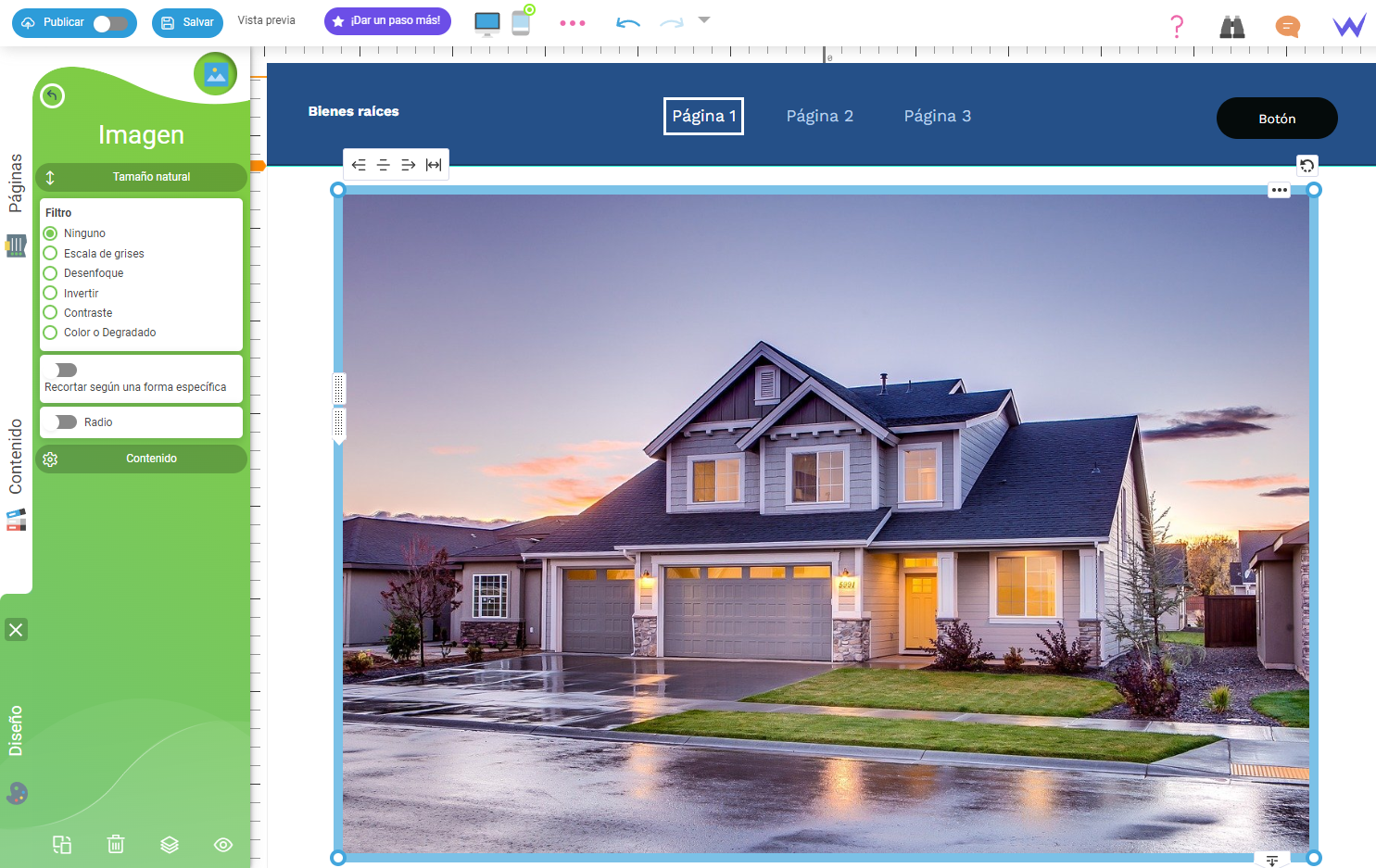 Crear sitio web para renta de servicios y productos
